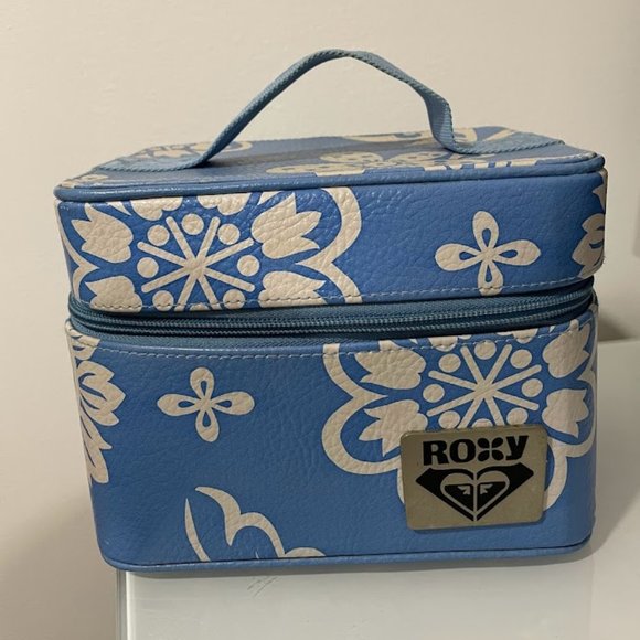 Roxy | Bags | Roxy Y2k Blue Cosmetic Travel Case | Poshmark